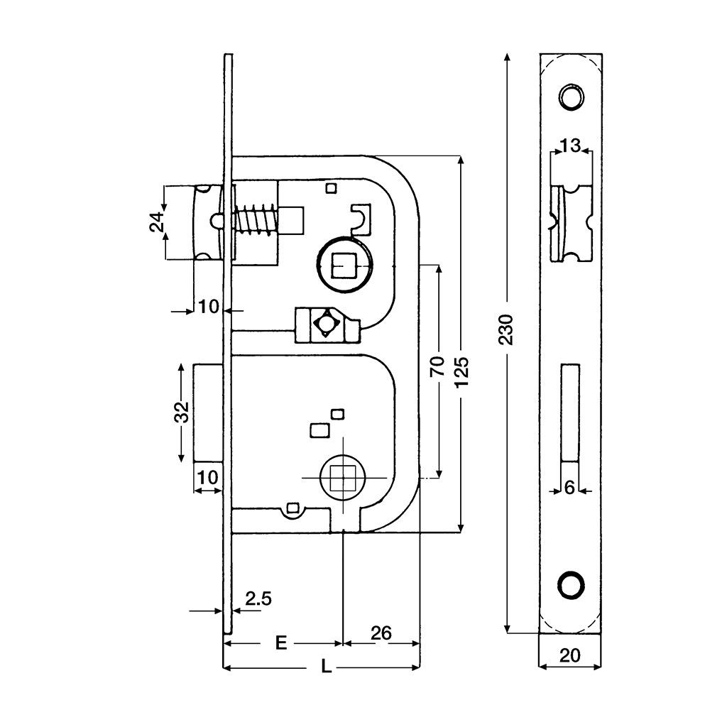 110/SBF | Sina Serrature